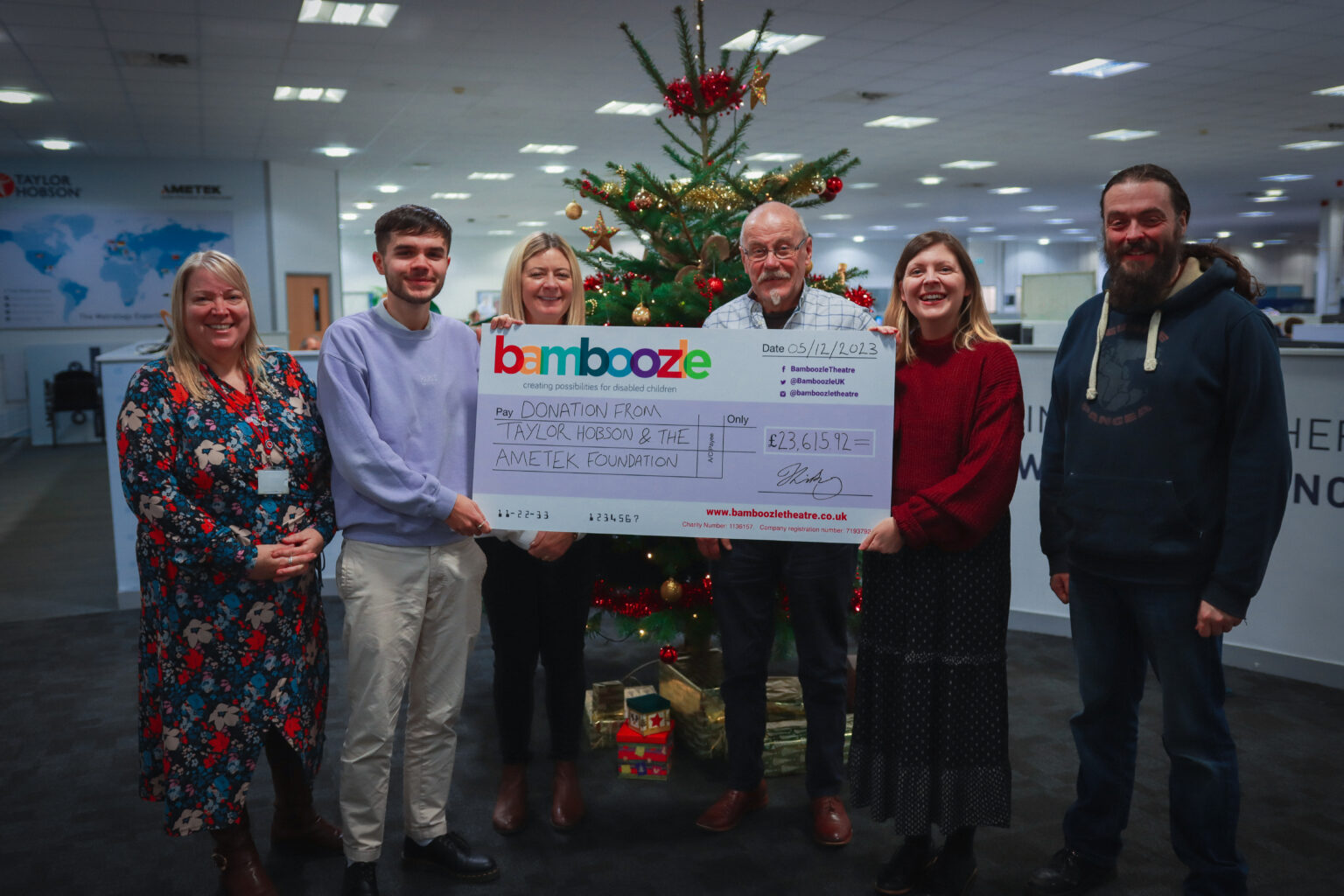 Fundraising joy from Taylor Hobson – Bamboozle Theatre